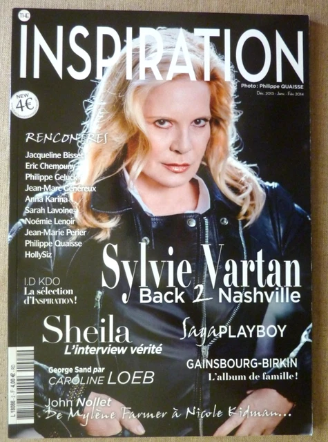 SYLVIE VARTAN / magazine,Inspiration n°2- déc.2013,jan.fev.2014 EUR 9 ...