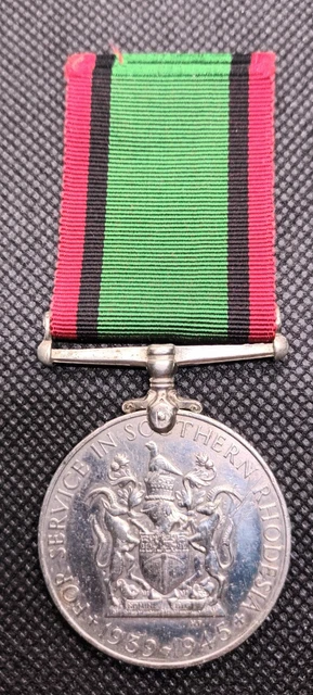 #72 SOUTHERN RHODESIA Service WW2 war Medal Zimbabwe British £349.00 ...