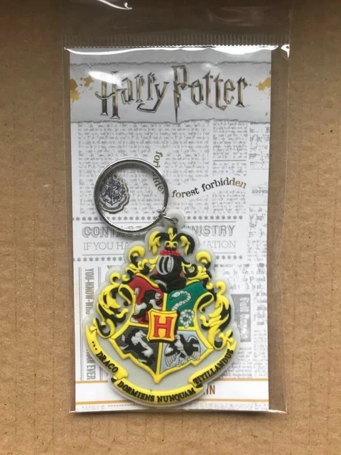 HARRY POTTER HOGWARTS Crest Keyring Keychain Pyramid International ...
