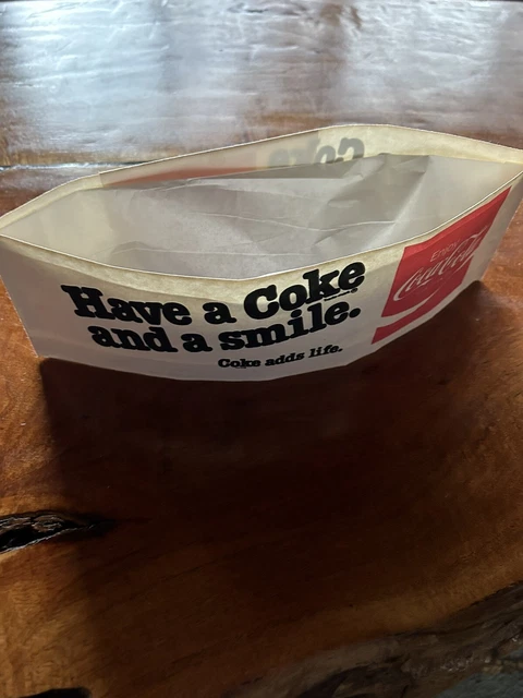 VINTAGE COCA COLA Coke Paper Soda Fountain Soda Jerk Hat Coke Adds Life ...