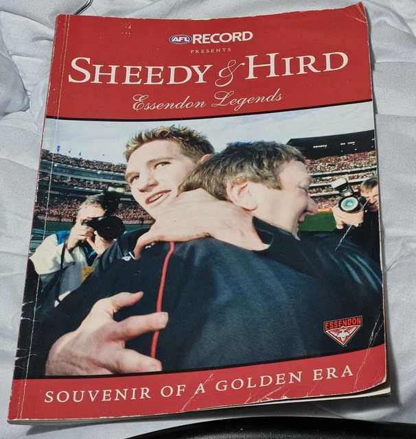 AFL RECORD SHEEDY And Hird Essendon Legends Magazine $20.00 - PicClick AU