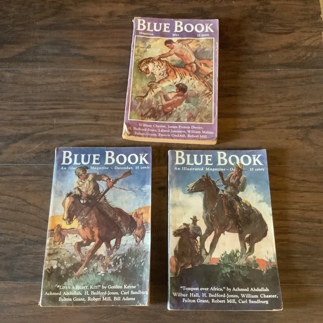 US PULP MAGAZINE – THE BLUE BOOK MAGAZINE - 1936- Lot Of 3 £27.59 ...