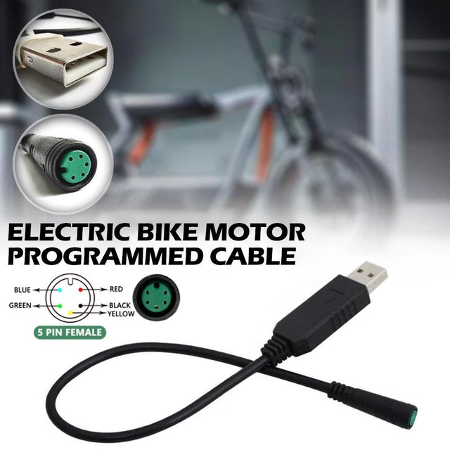 FOR BAFANG USB Programming Cable For BBS BBS01 BBS02 BBSHD Drive Mid GX ...