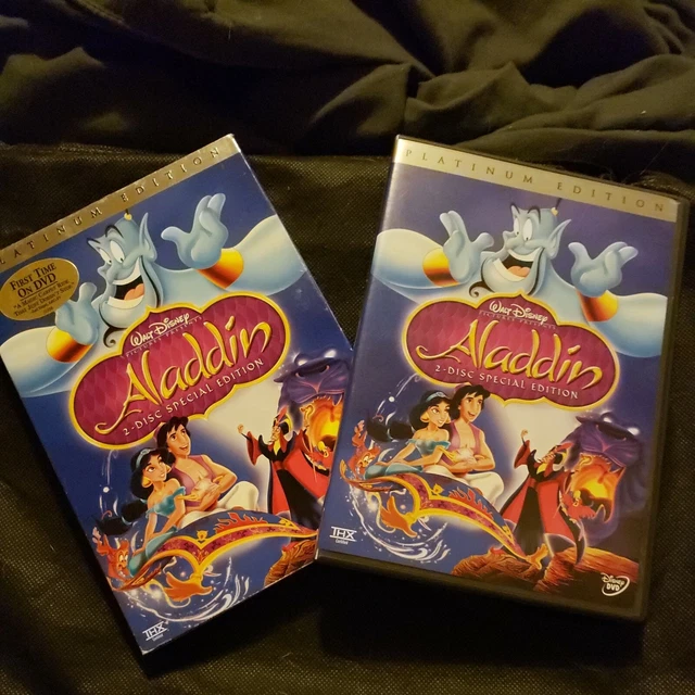 DISNEY DVD LOT Of 3 Aladdin Platinum Edition 2 Disc , Freaky Friday ...