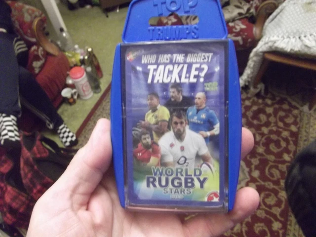 TOP TRUMPS *SEALED* Who Has The Biggest Tackle?World Rugby Stars £7.00 ...