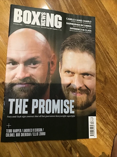 BOXING NEWS,5 OCT 2023,Fury And Usyk Sign Contract,Reports,Big Fight ...
