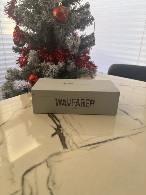 RAY-BAN META WAYFARER - GEN 2 Matte Black Frame Clear Lens £379 Retail ...