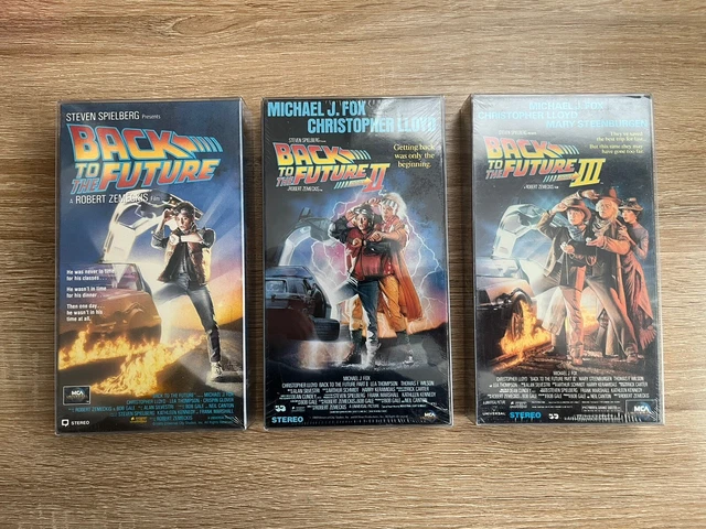 BACK TO THE Future, BttF: Part II, & BttF: Part III NEW Sealed VHS Set ...