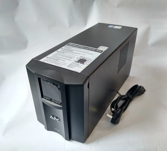 APC SMART-UPS SMC1000I 1000VA 600W ups 8x IEC C13 Outlets New Batteries ...