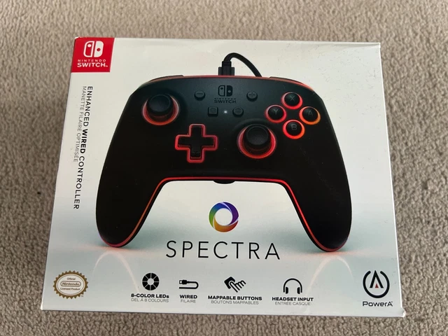 POWERA SPECTRA INFINITY Enhanced Detachable Wired Controller Black RGB ...
