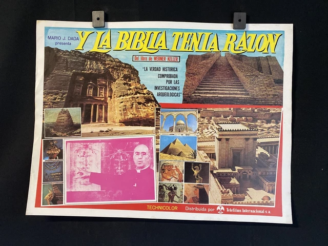 VINTAGE Y LA BIBLIA TENIA RAZON Movie Mexican Lobby Card 16"x12" EUR 18 ...