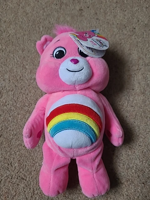 CARE BEAR SOFT Toy 10" Pink Nwt £12.50 - PicClick UK
