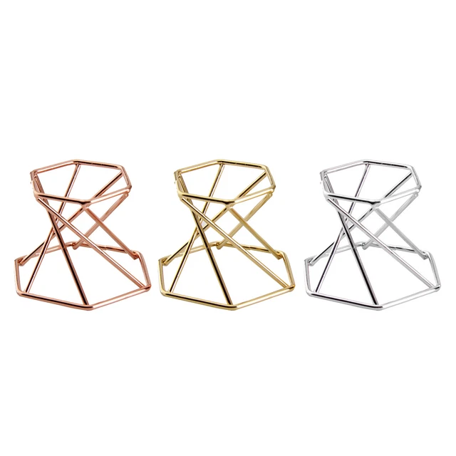 METAL RACK DISPLAY Stand for Crystal Ball Ores Agate Rocks Stones Decor ...