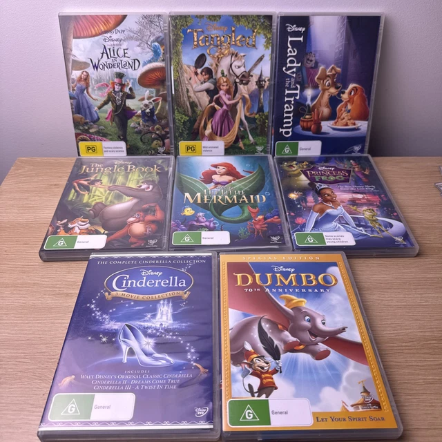 8X DISNEY KIDS Movie Bundle Bulk DVD Region 4 Children Disney Movies ...
