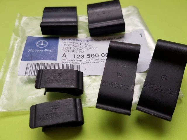 GENUINE MERCEDES-BENZ w123 W124 w126 W201 radiator mount kit ...