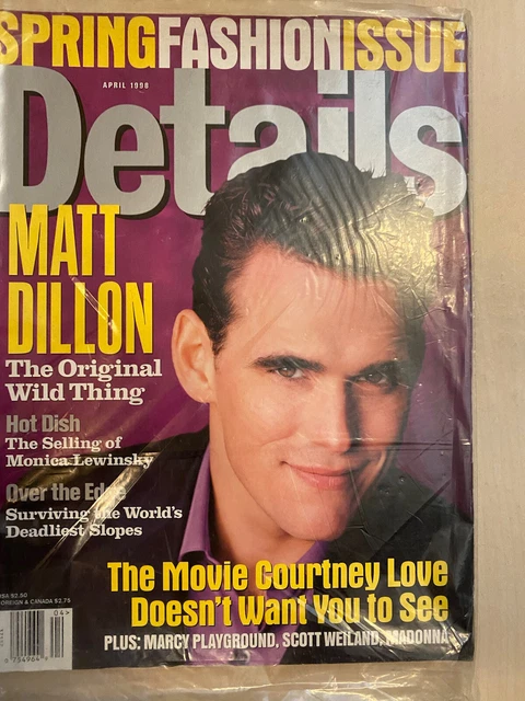 DÉTAILS AVRIL 1998 Matt Dillon, Scott Weiland, Chloé Sevigny EUR 9,78 ...