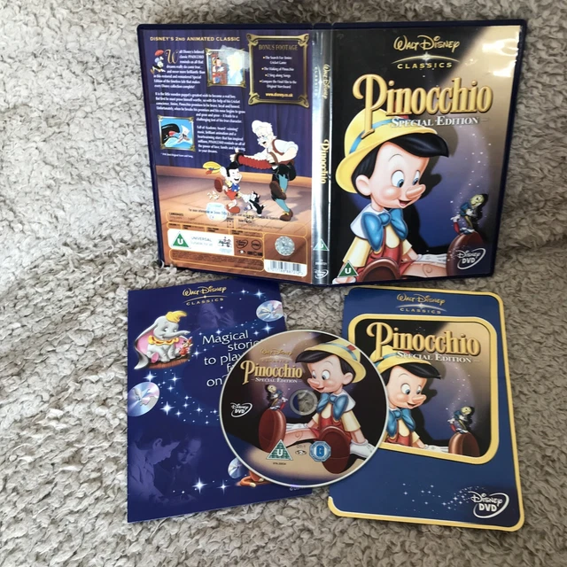 PINOCCHIO : SPECIAL Edition [DVD] [1940], Very Good, Jack Mercer ...
