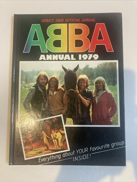 ABBA OFFICIAL ANNUAL 1979 Hardback Book. Unclipped £10.00 - PicClick UK