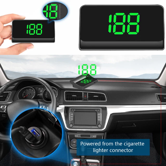 HUD GPS HEAD Up Display Speedometer Odometer Car Digital Speed ...