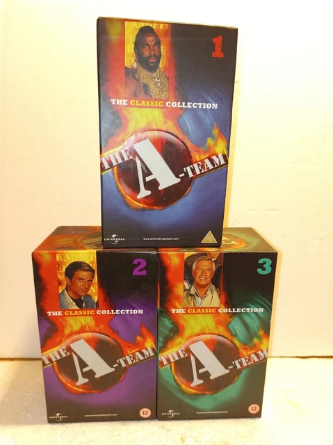THE A-TEAM VHS Box set Complete Collection 1,2 &3. £25.00 - PicClick UK