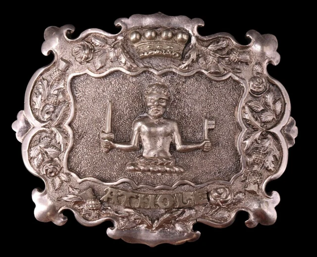BRITISH MILITARY CAP BADGES, Victorian Atholl Highlanders Officer's ... BRITISH MILITARY CAP BADGES, Victorian Atholl Highlanders Officer's ...