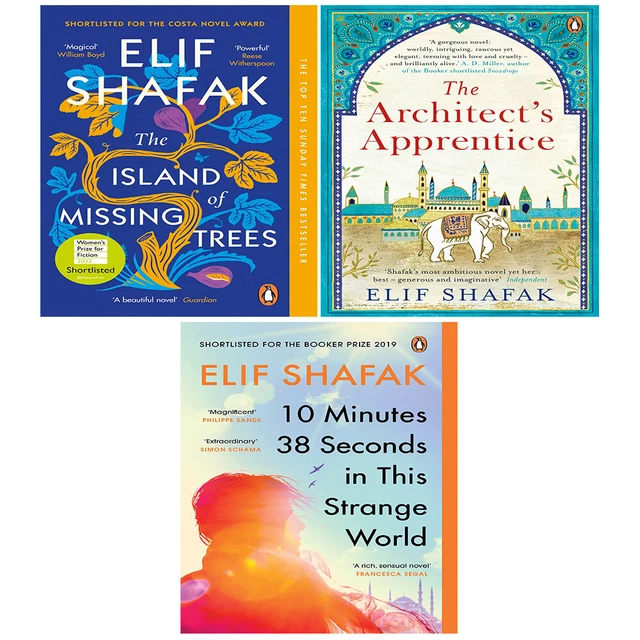 ELIF SHAFAK COLLECTION 3 Books Set Island of Missing Tree,Architects ...