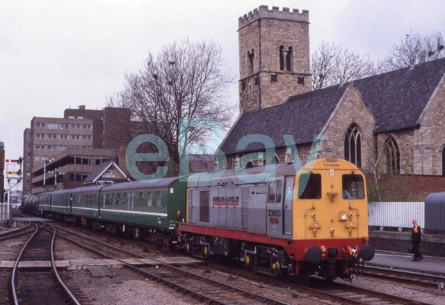 35MM RAILWAY SLIDE of Class 20 20903 @ Lincoln Copyright to Buyer £8.50 ...