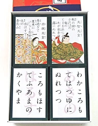 OGURA HYAKUNIN ISSHU Karuta Kimariji ufficialmente riconosciuto da ...