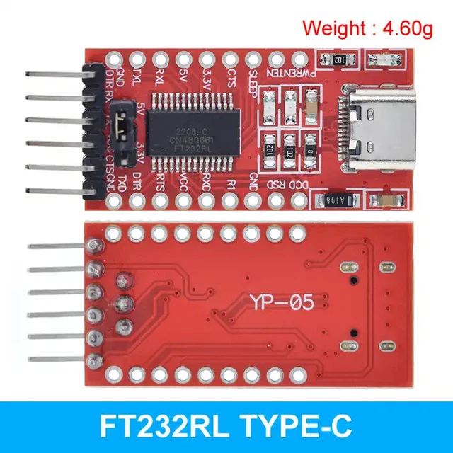 FT232RL 3.3V 5.5V FTDI USB to TTL Serial Adapter Module for Arduino C ...