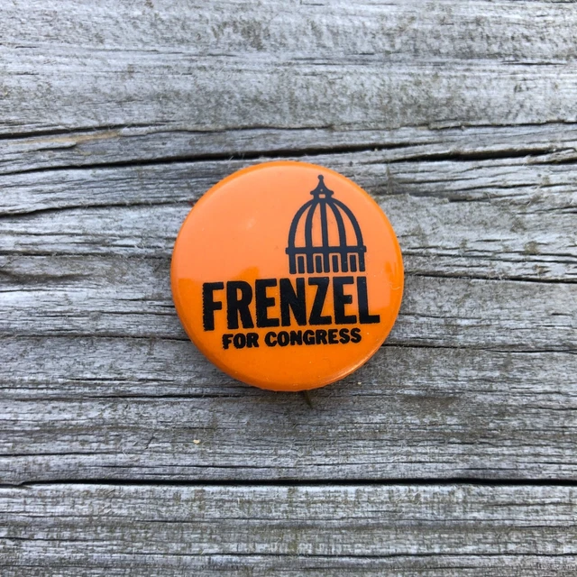 VINTAGE BILL FRENZEL Minnesota For Congress Campaign Button Badge Pin ...