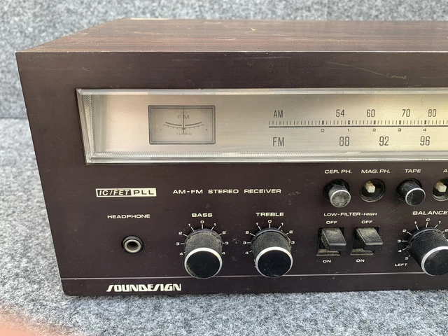 VINTAGE SOUNDESIGN M5153. AM FM STEREO RECEIVER Made in Japan $22.50 ...