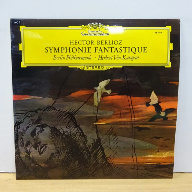 139 964 BERLIOZ Symphony Fantastique BERLIN PHIL KARAJAN DG STEREO LP ...