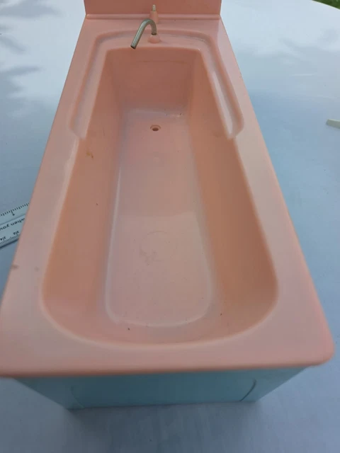 VINTAGE SINDY PINK & Turquoise Blue Bath See Photos & Description £4.38 ...