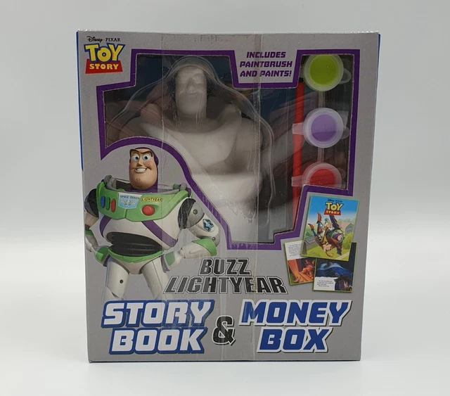 DISNEY PIXAR TOY Story Buzz Lightyear: Story Book & Money Box Bnib. £5. ...