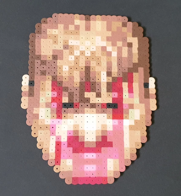 DOOM CLASSIC DOOMGUY Face Bead Pixel Art Sprite Artkal Perler Hama ...