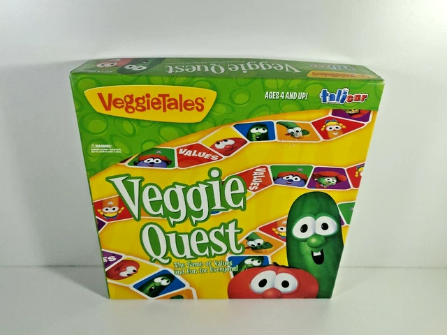 VEGGIE TALES VEGGIE Quest Board Game Talicor 2011 Complete $29.99 ...
