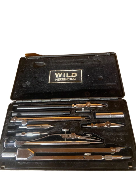 WILD HEERBRUGG RZ 21 Engineers Precision Drafting Set $100.00 - PicClick CA