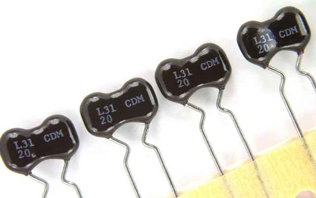 15PCS CDM 20PF 500V 0.5pF Tolerance Silver Mica Capacitors Cornell ...