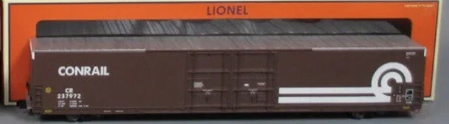 LIONEL CONRAIL 86’ Hi Cube Auto Parts Box Car! O Scale Carrier Rack ...