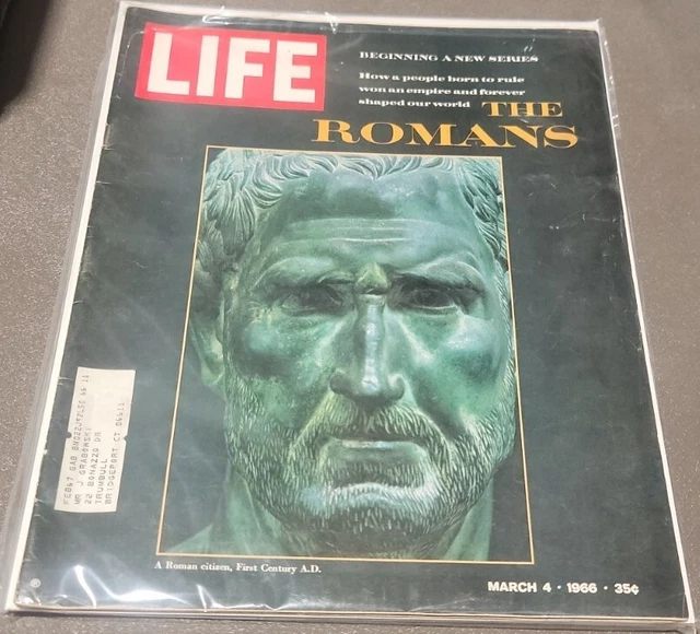 LIFE MAGAZINE MARCH 4, 1966 Vintage The Romans Part 1 £9.69 - PicClick UK