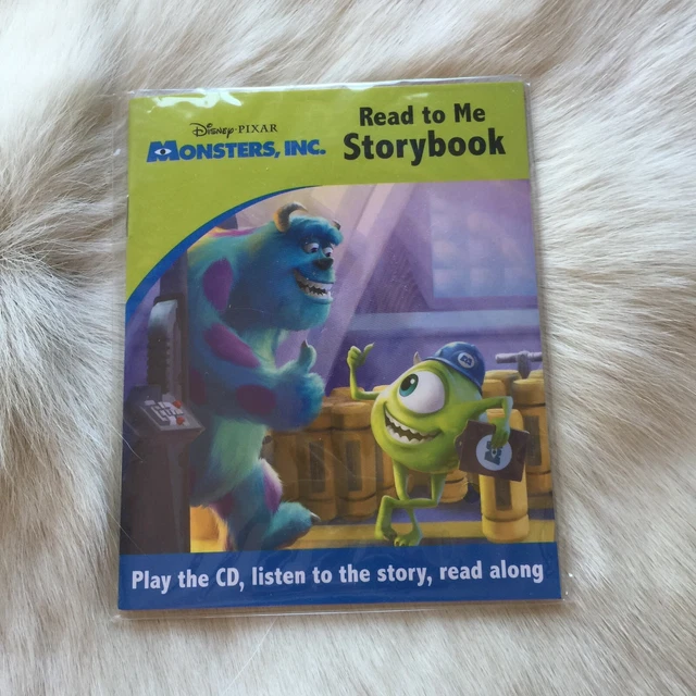 MONSTERS INC. BOOK READ TO ME STORYBOOK Monsters CD Book CD Read Along ...