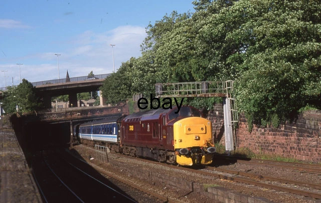 35MM RAILWAY SLIDE - Diesel Electric Loco Class 37. 37428 @ Chester ...