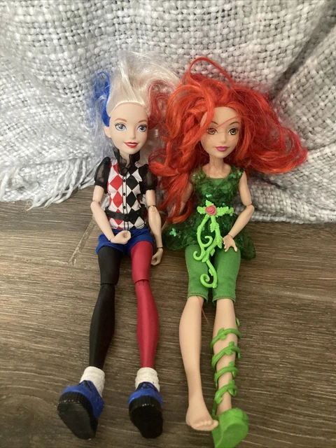 DC SUPERHERO GIRLS 12 inch dolls Poison Ivy and Harley Quinn £20.00 ...
