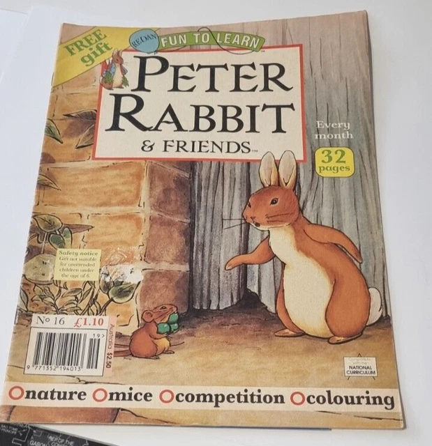 PETER RABBIT AND Friends Magazine Comic No.16 - May 1995 - Redan £5.00 ...
