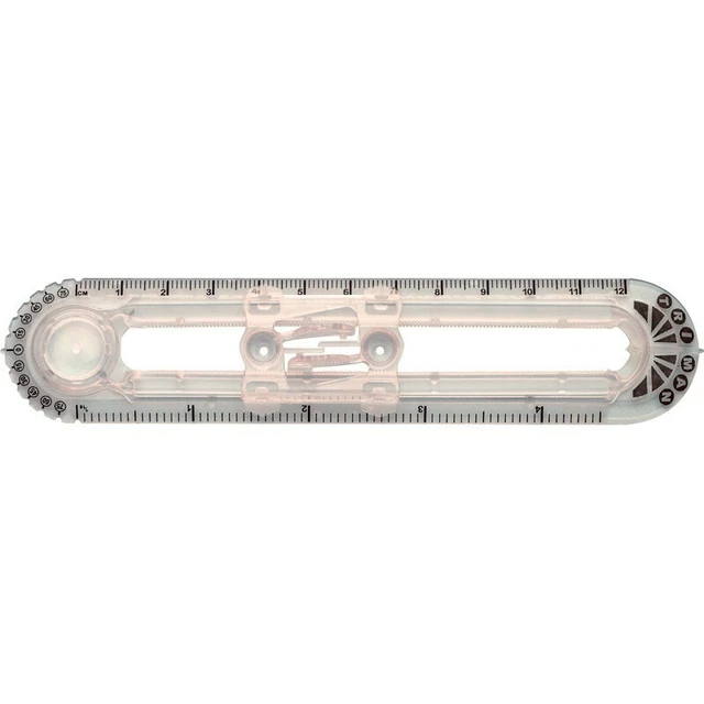 10 X CLEAR Triman Educational Safety Drawing Compass Ruler Protractor ...