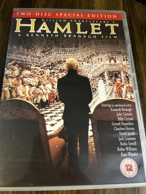 HAMLET (1996) 2 Disc Special Edition DVD Kenneth Branagh Robin Williams ...