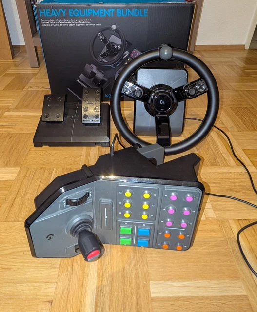 LOGITECH HEAVY EQUIPMENT Bundle Landwirtschafts Simulator Farming ...