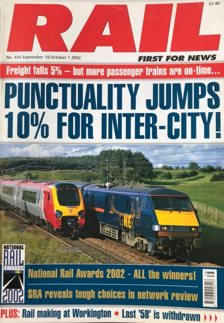 BACK ISSUE: RAIL magazine: No. 444: 2002-09: September: Ian Allen. £1. ...