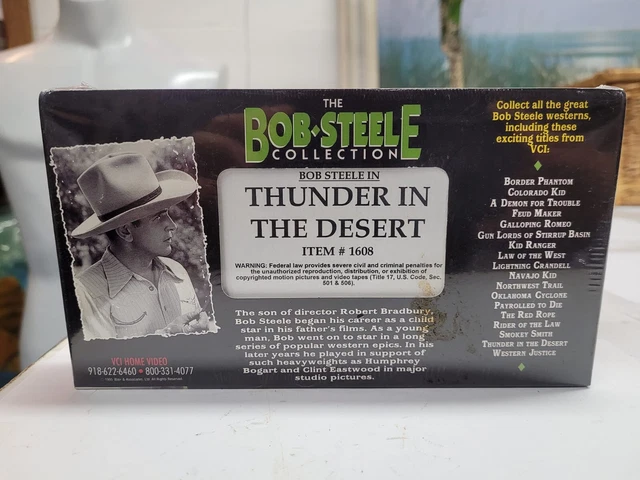 THE BOB STEELE collection Western Classics VHS FACTORY SEALED / r4 t6 £ ...