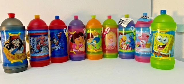 VINTAGE SIP N Snack Canteen Zak Designs Disney Marvel DC Care Bears NEW ...